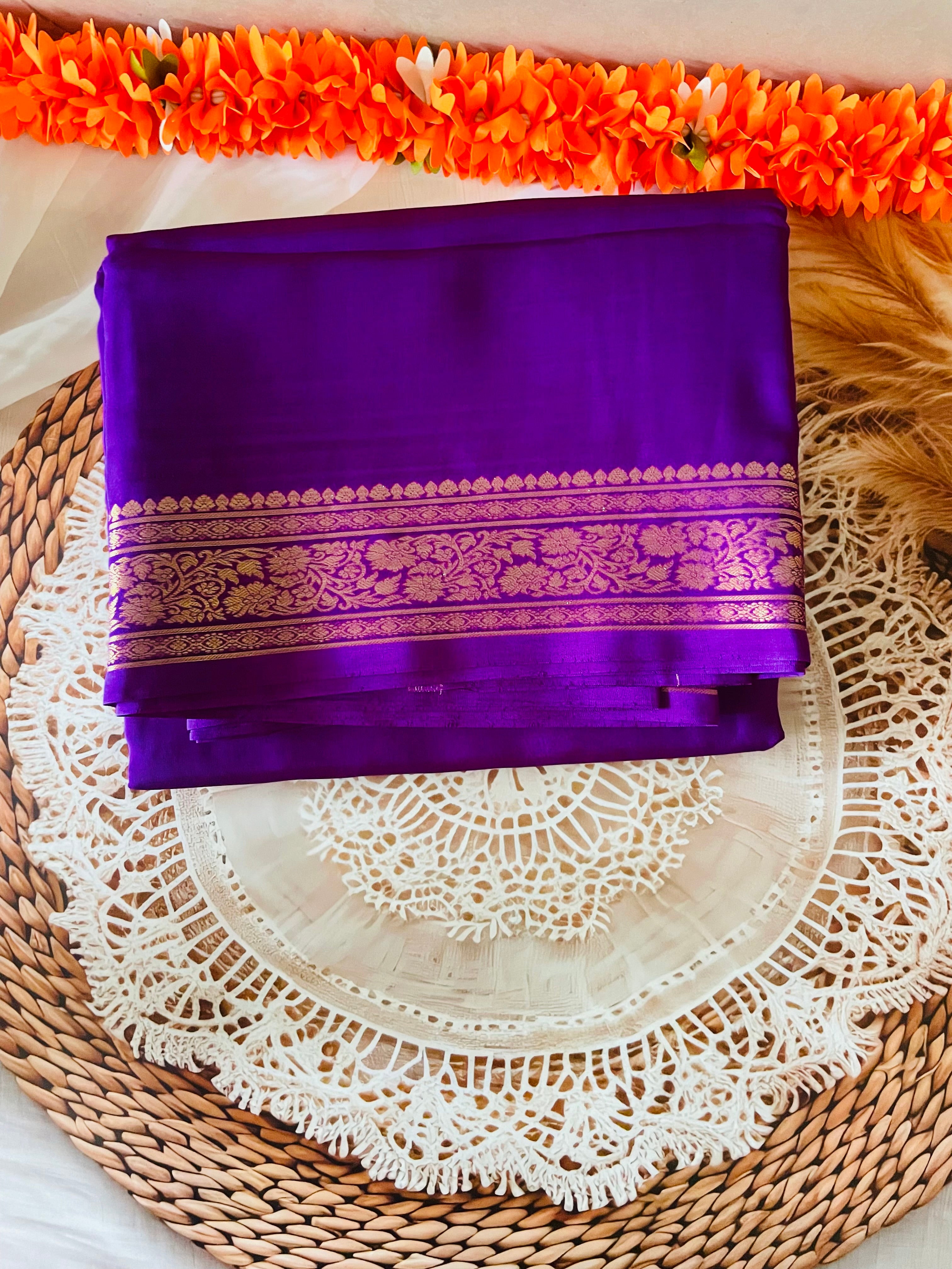 SEMI MYSORE SILK-005 – Sringara by Smitha Gowda